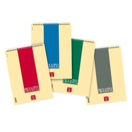 PIGNA - BLOCCO PIGNASTYL SPIRALE 60 FOGLI A6 QUADRETTATO ASSORTITO ...