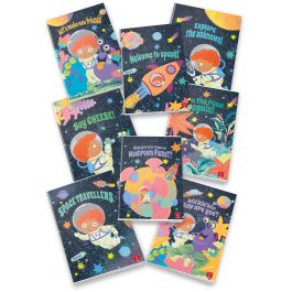 QUADERNO MAXI SPACE TRAVELLERS 50FF/SH RIGHE 1a 2a elementari CON ...