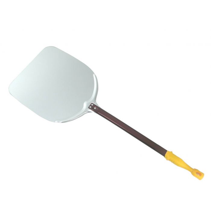 Paletta per pizza al forno in alluminio cm33x33 h 90cm